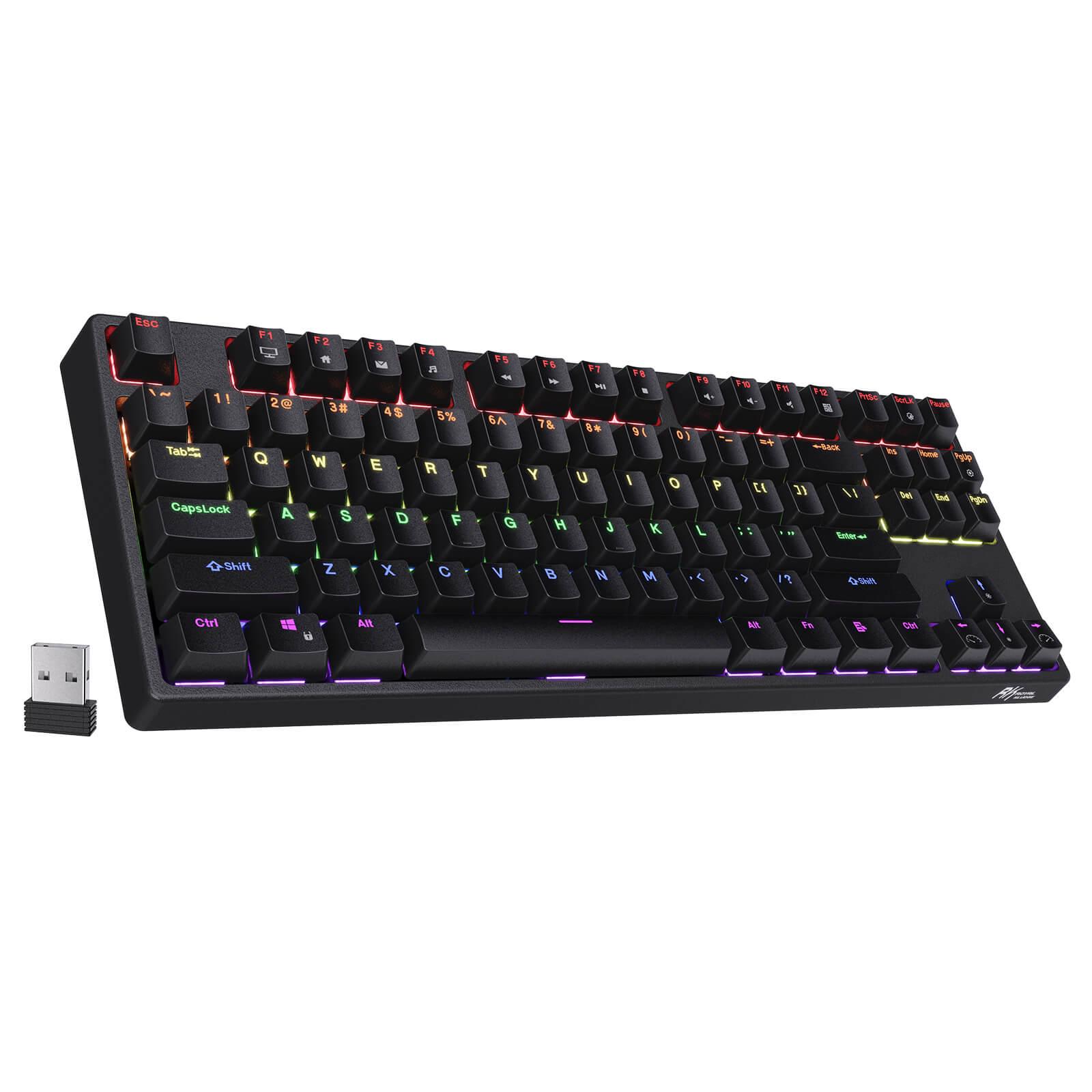 Home All products Royal Kludge RK87 Tri-Mode RGB 87 Key...