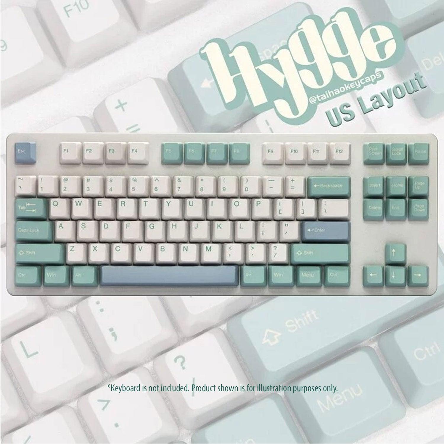 Home All products Taihao Double Shot PBT Keycaps Set Fo...