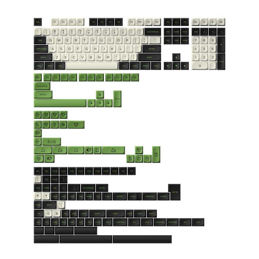 Home All products AKKO Panda Keycaps Set MDA 227 Keys