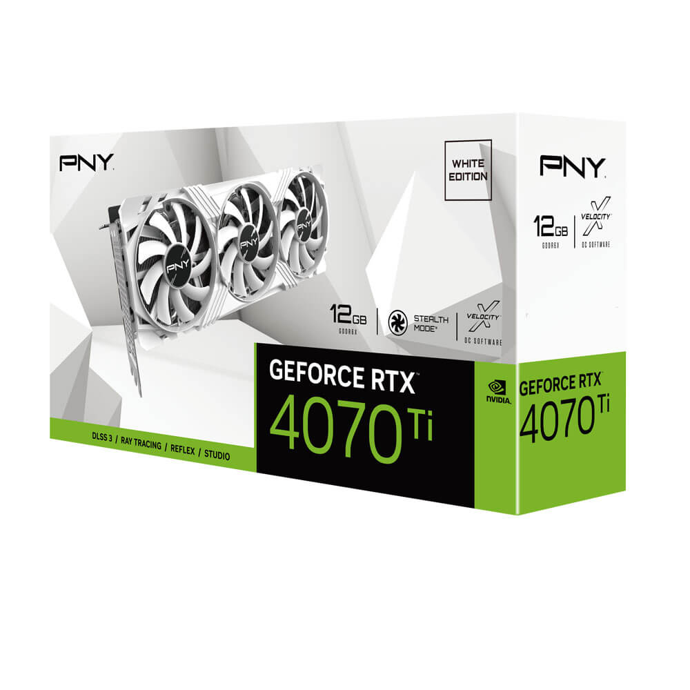 PNY GeForce RTX 4070 Ti 12GB LED Verto Triple Fan GDDR6X PCIE 4.0 ...