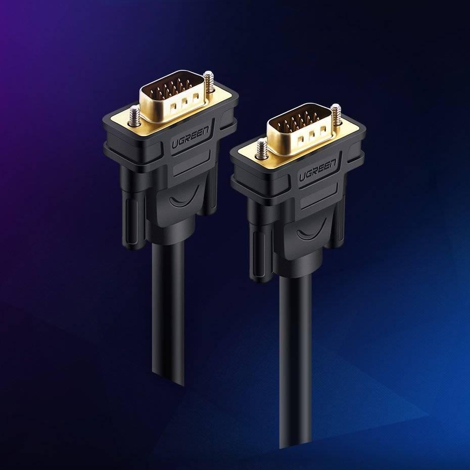 UGREEN VGA Male To Male Cable 3m (Black) (VG101/11631)