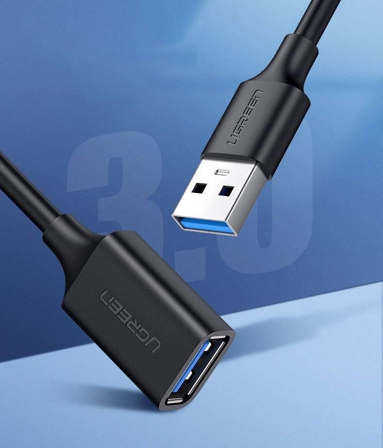 UGREEN USB 3.0 A Male to Female Extension Cable 1.5m (Black) (US129/30126)