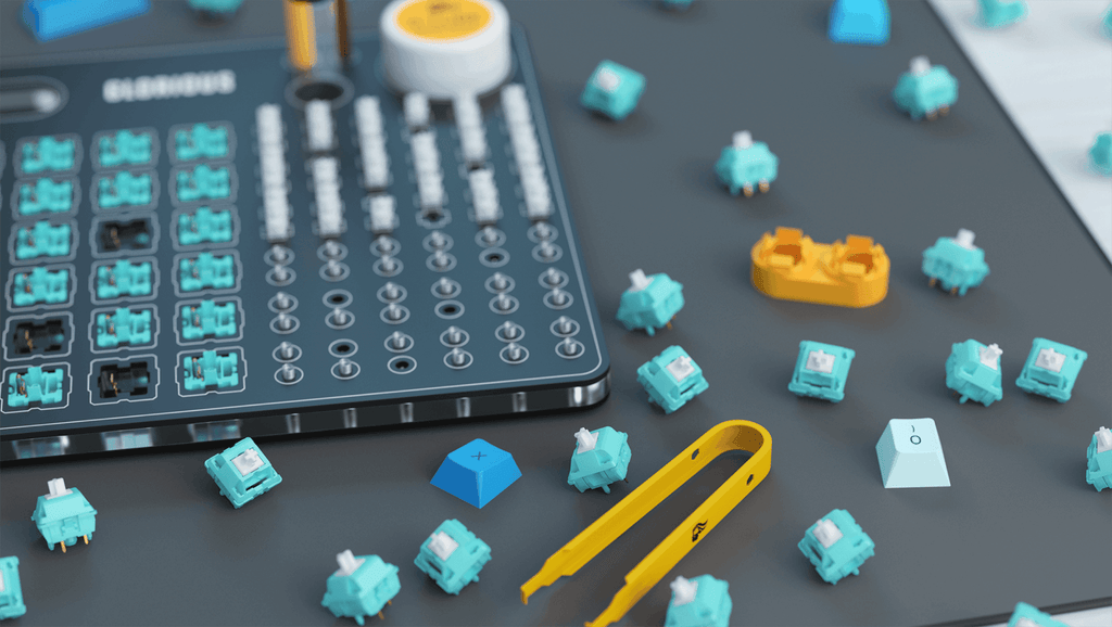 GLORIOUS LYNX MECHANICAL SWITCHES EXTRA SMOOTH LINEAR 36 UNLUBED SWITCHES