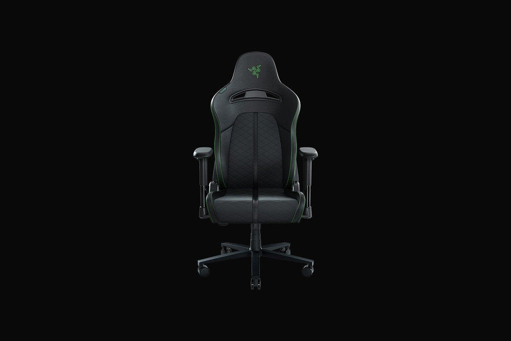 RAZER ENKI X ESSENTIAL GAMING CHAIR FOR ALL DAY COMFORT (BLACK/GREEN)