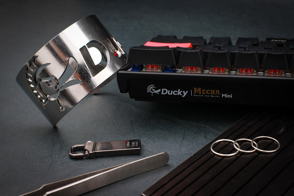 DUCKY MECHA MINI V2 MECHANICAL KEYBOARD (CHERRY MX RGB SPEED SILVER ...