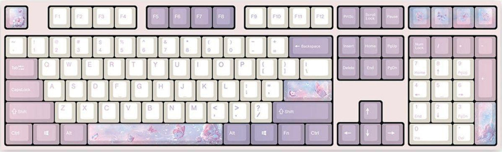 Varmilo VEM108 Dreams On Board Mechanical Keyboard (Varmilo EC Rose V2 ...