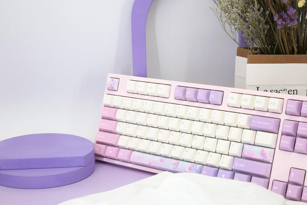 Varmilo VEM108 Dreams On Board Mechanical Keyboard (Varmilo EC Rose V2 ...
