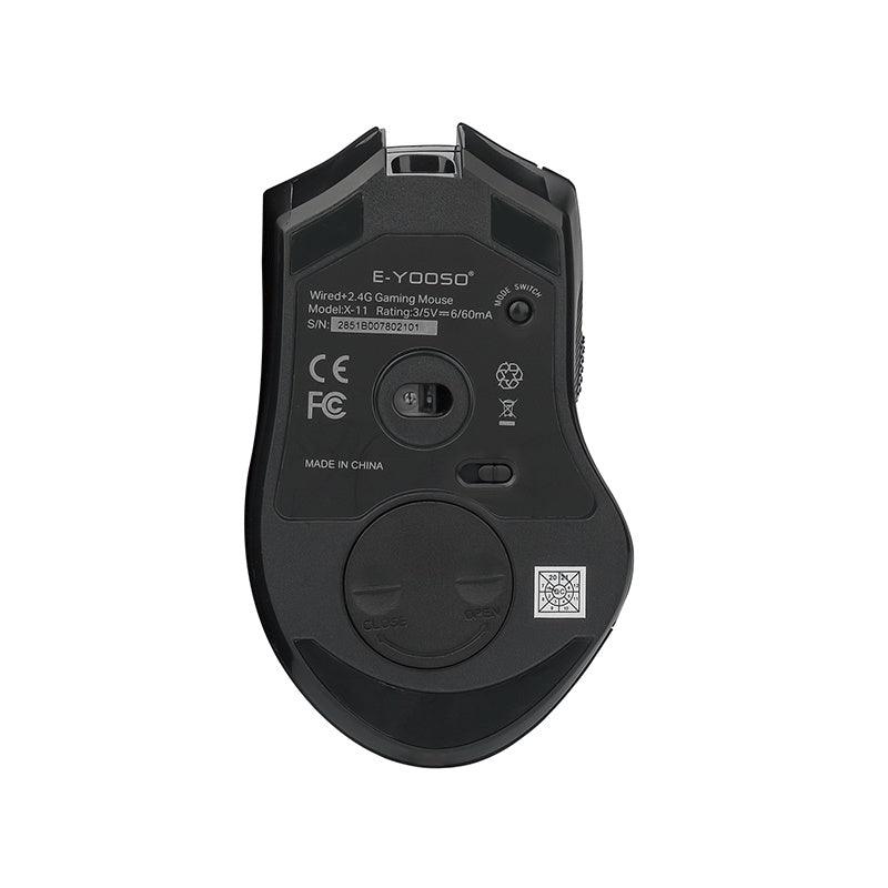 Home All products E-Yooso X-11 RGB Ergonomic Wireless G...