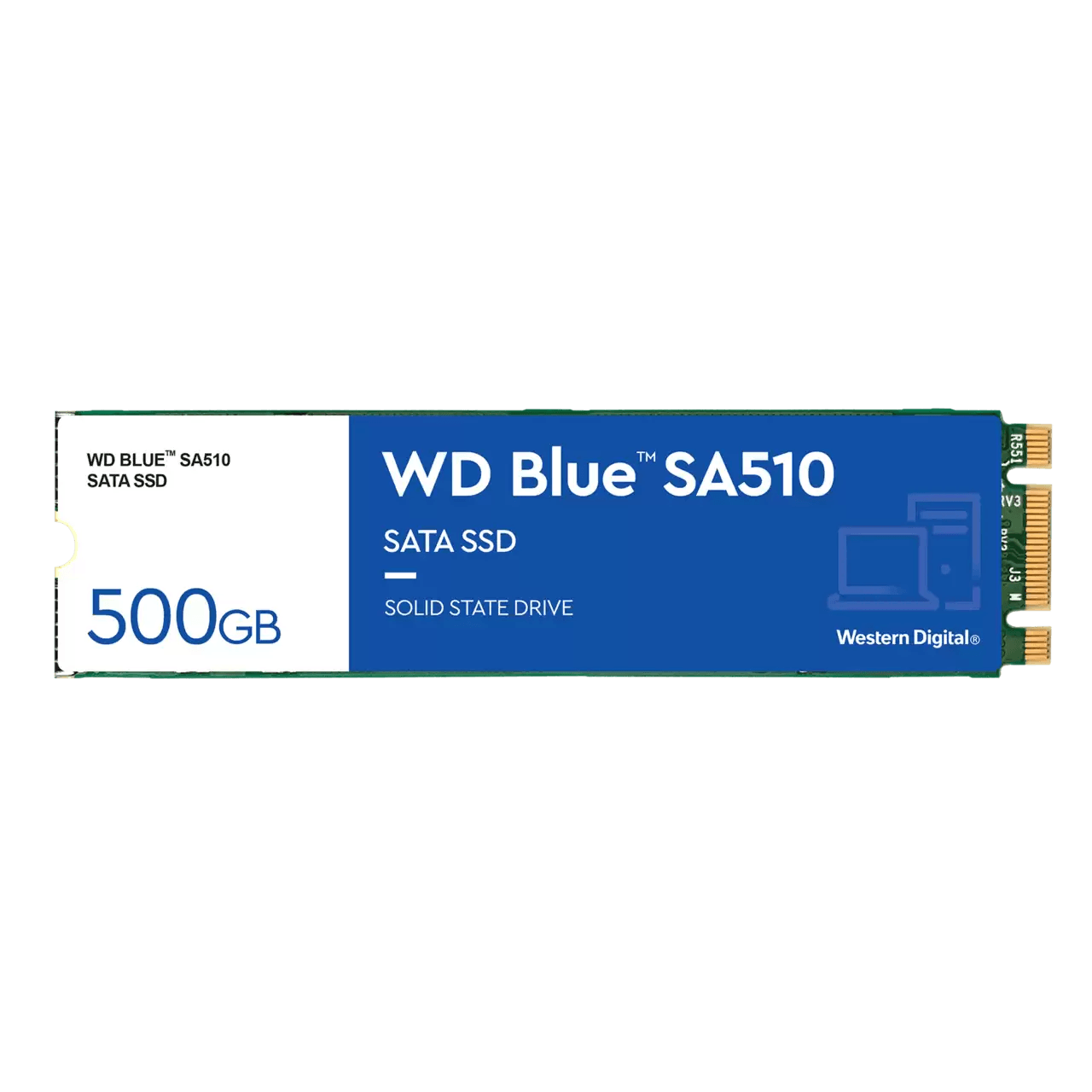 Home All products WD Blue SA510 500GB Sata SSD M.2 2280...